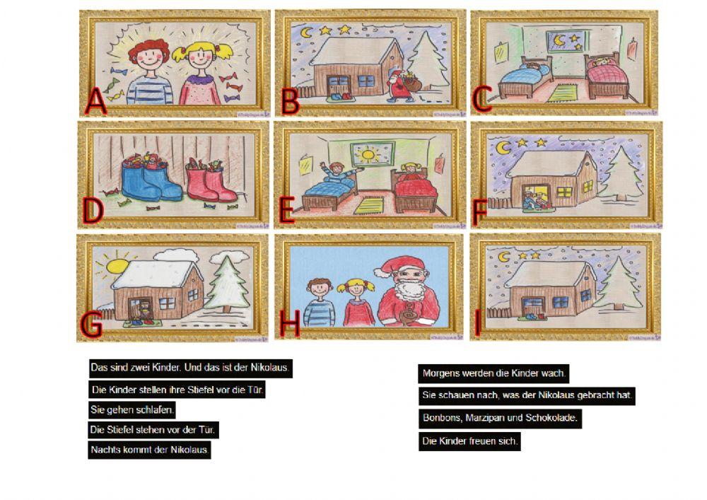 Nikolaus activity | Live Worksheets