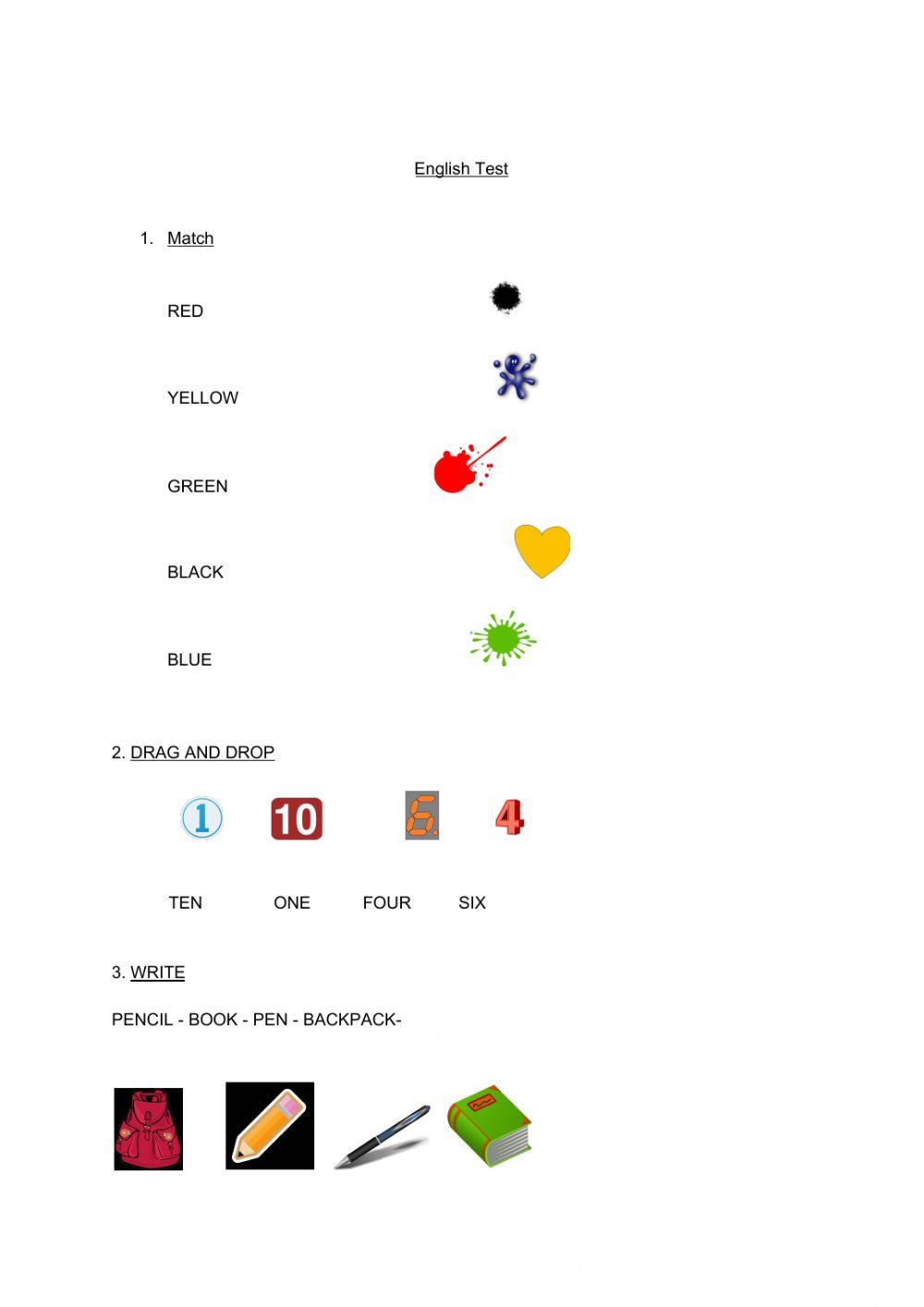 Colors online exercise for 4th grade | Live Worksheets