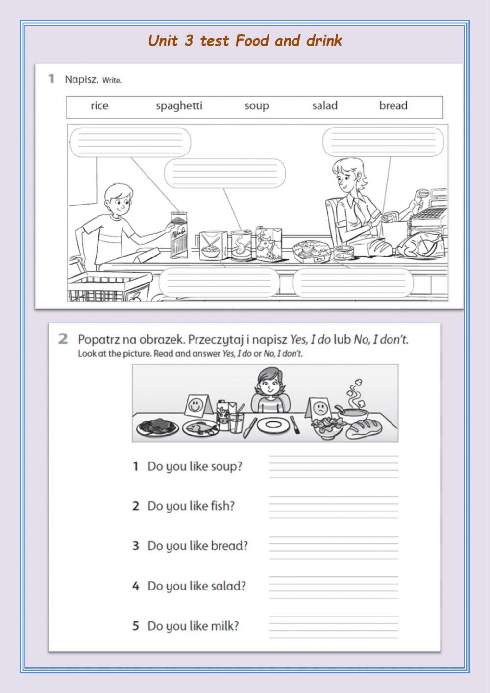 Food and drink | Jola | Live Worksheets