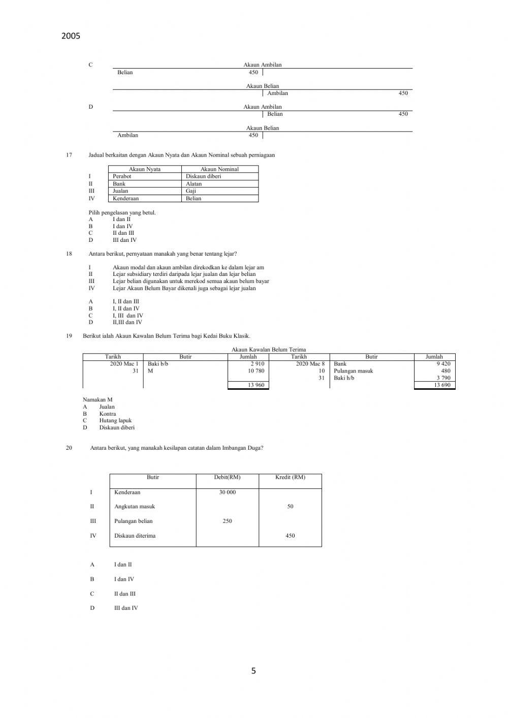 SOALAN OBJ SPM … | Free Interactive Worksheets | 4581401
