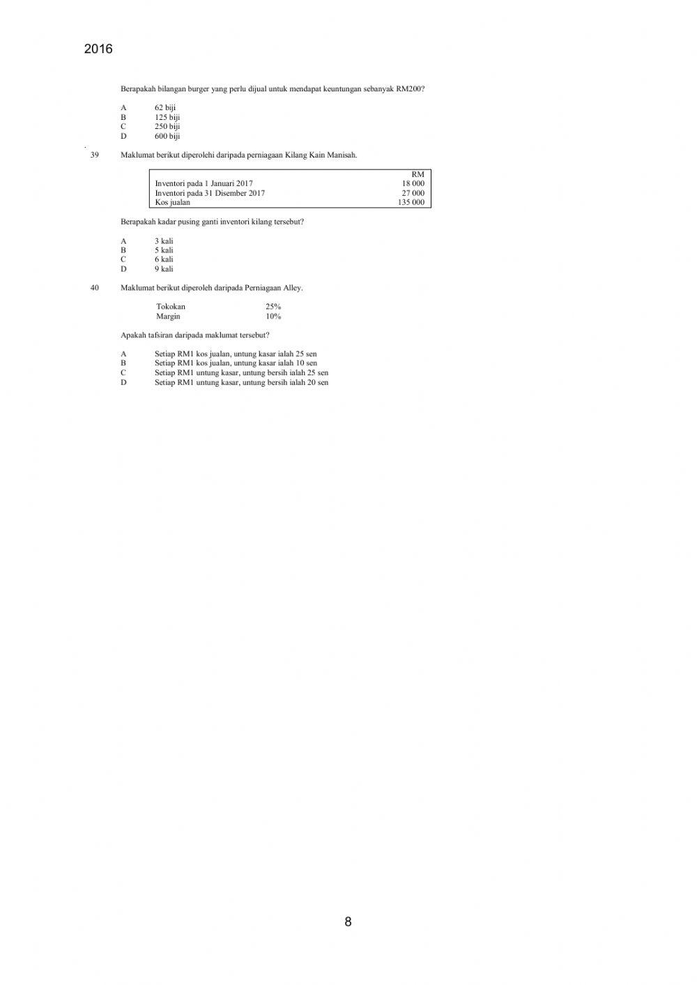 SOALAN OBJ SPM 2016 4581413 | norhayatichesaid