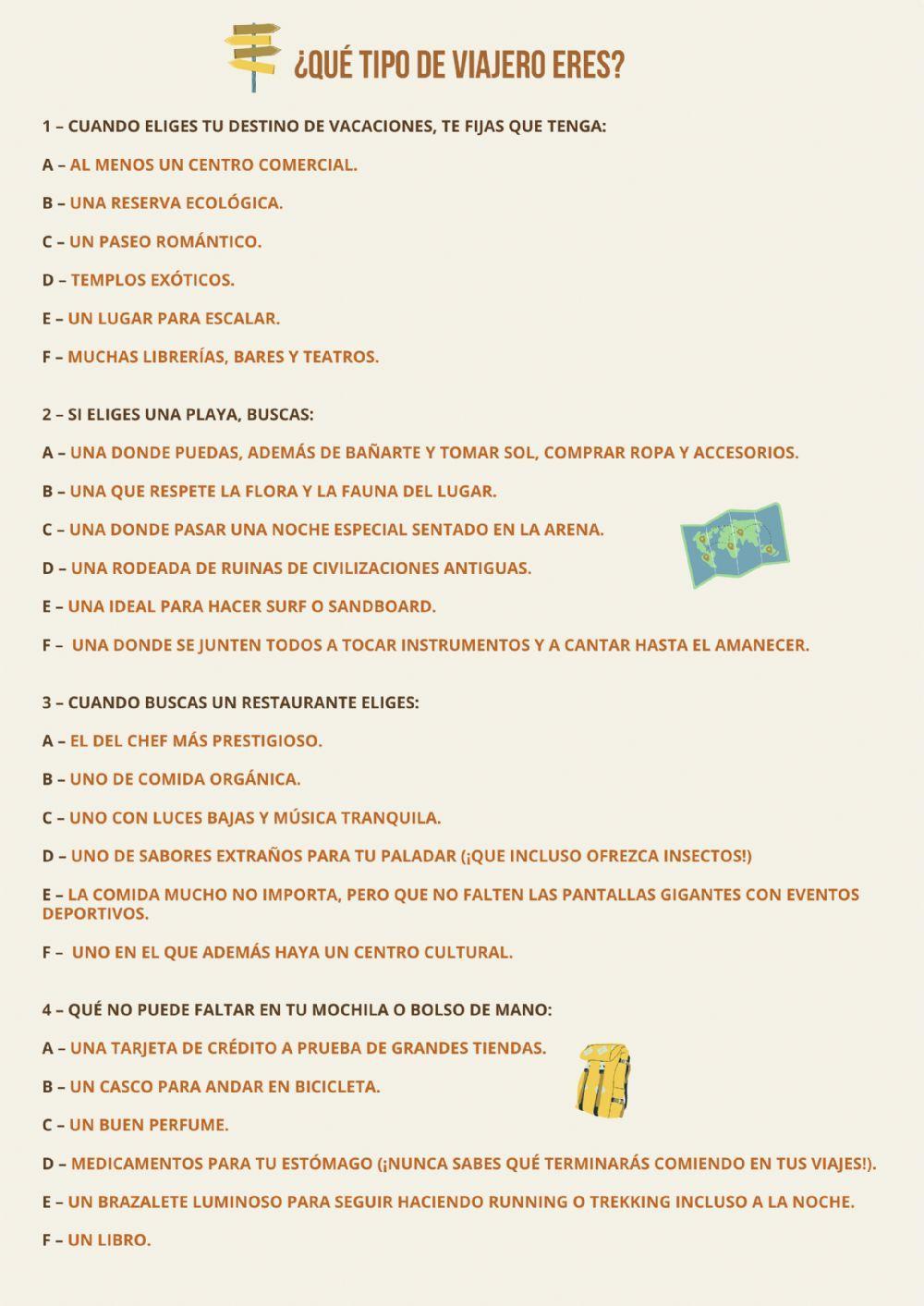 Viajar interactive worksheet | Live Worksheets