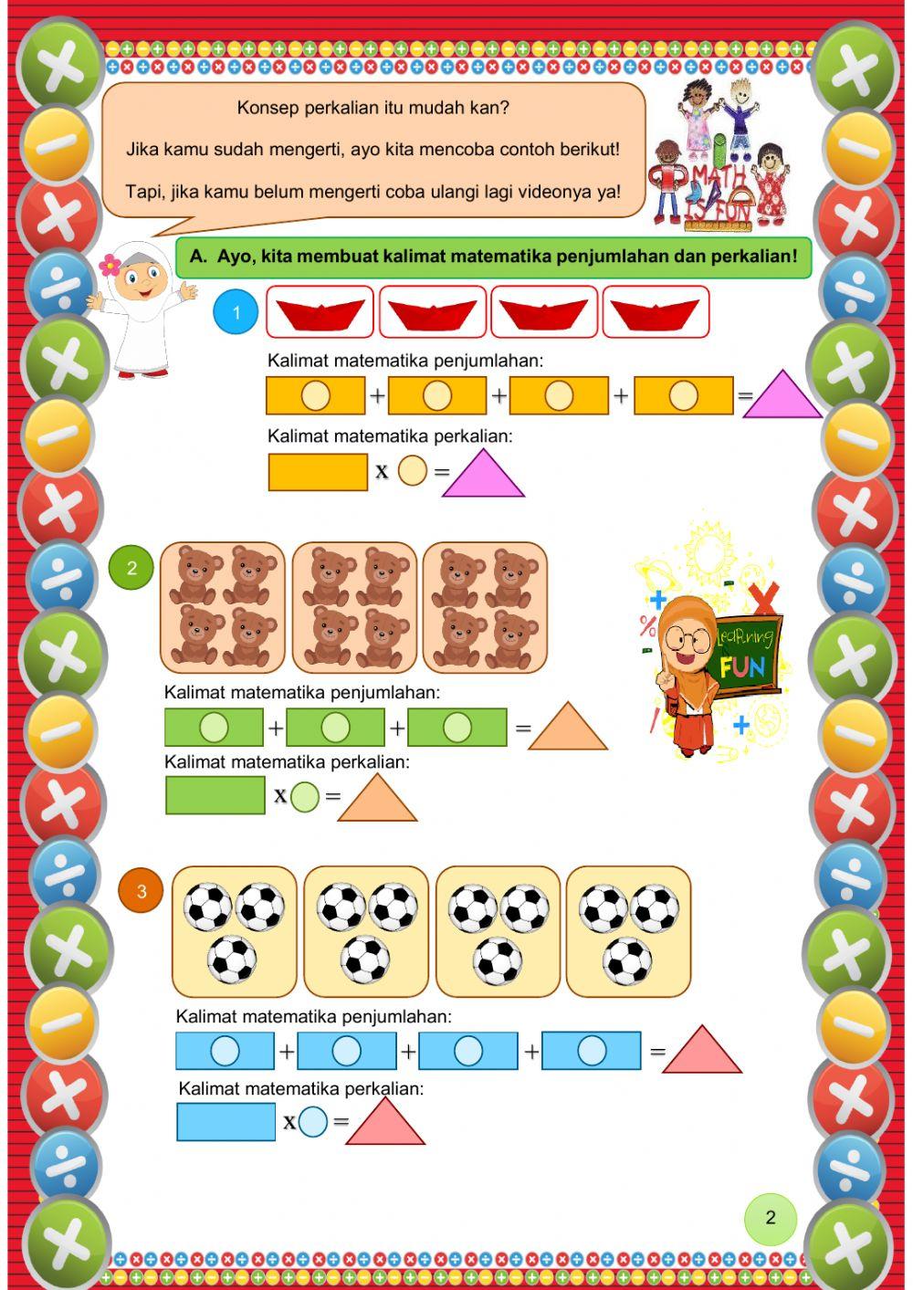 Konsep Perkalian untuk Kelas II SD-MI 4583166 | Nenden