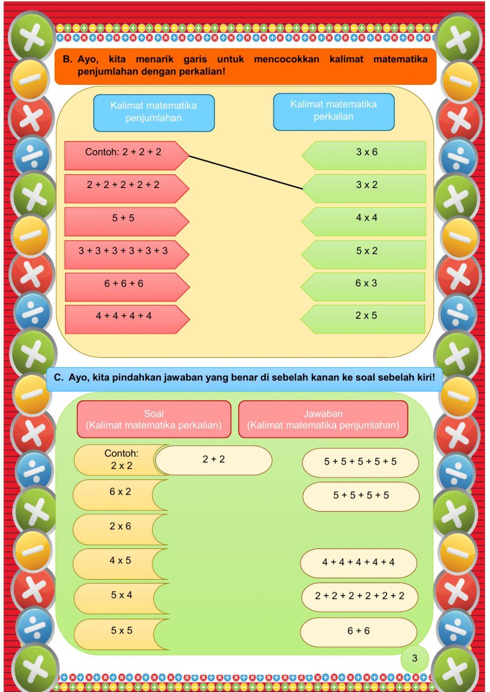 Konsep Perkalian untuk Kelas II SD-MI 4583166 | Nenden