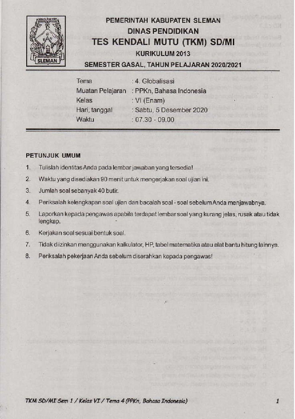 Pas ppkn tema 4 semester 1 2020-2021 563503 | Ayu Artyana