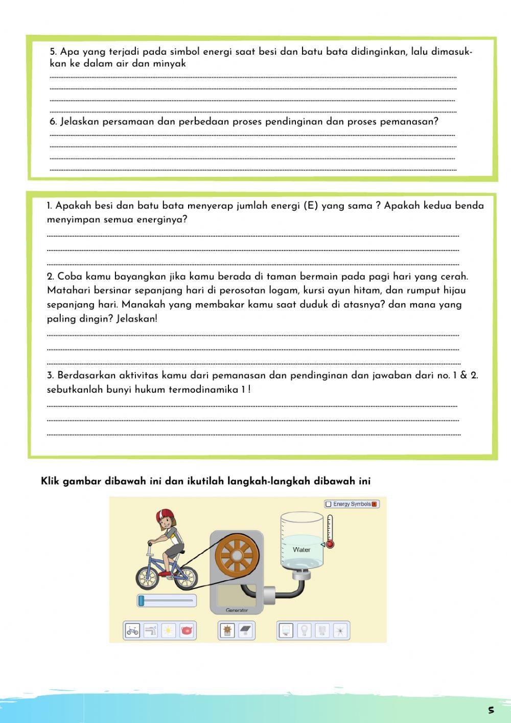 Lembar Kerja Peserta Didik Termokimia SMK worksheet | Live Worksheets