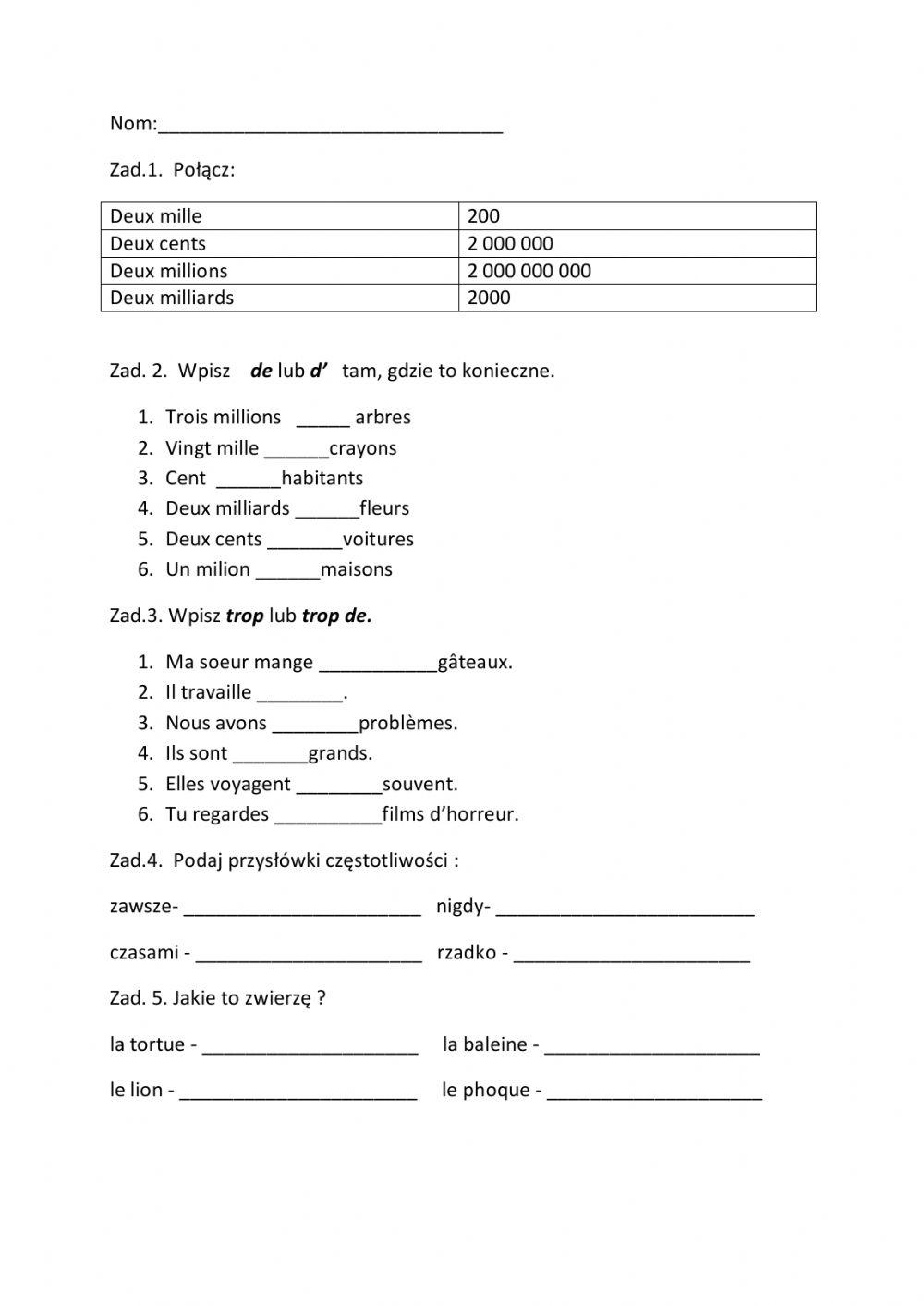 Adosphere 3 module 3 worksheet | Live Worksheets