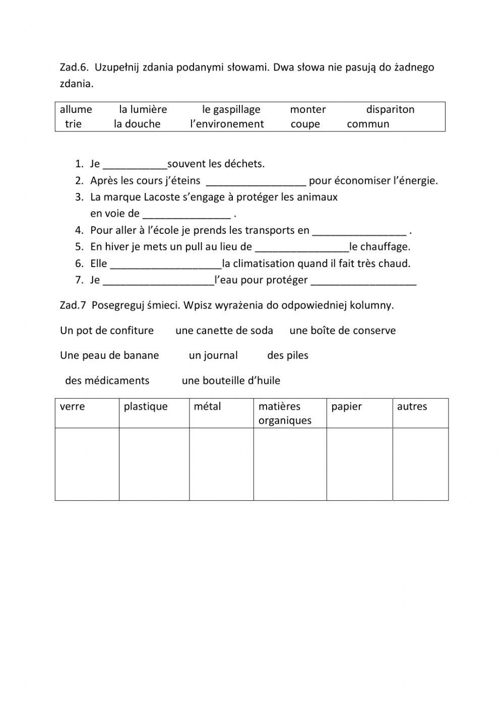 Adosphere 3 module 3 worksheet | Live Worksheets