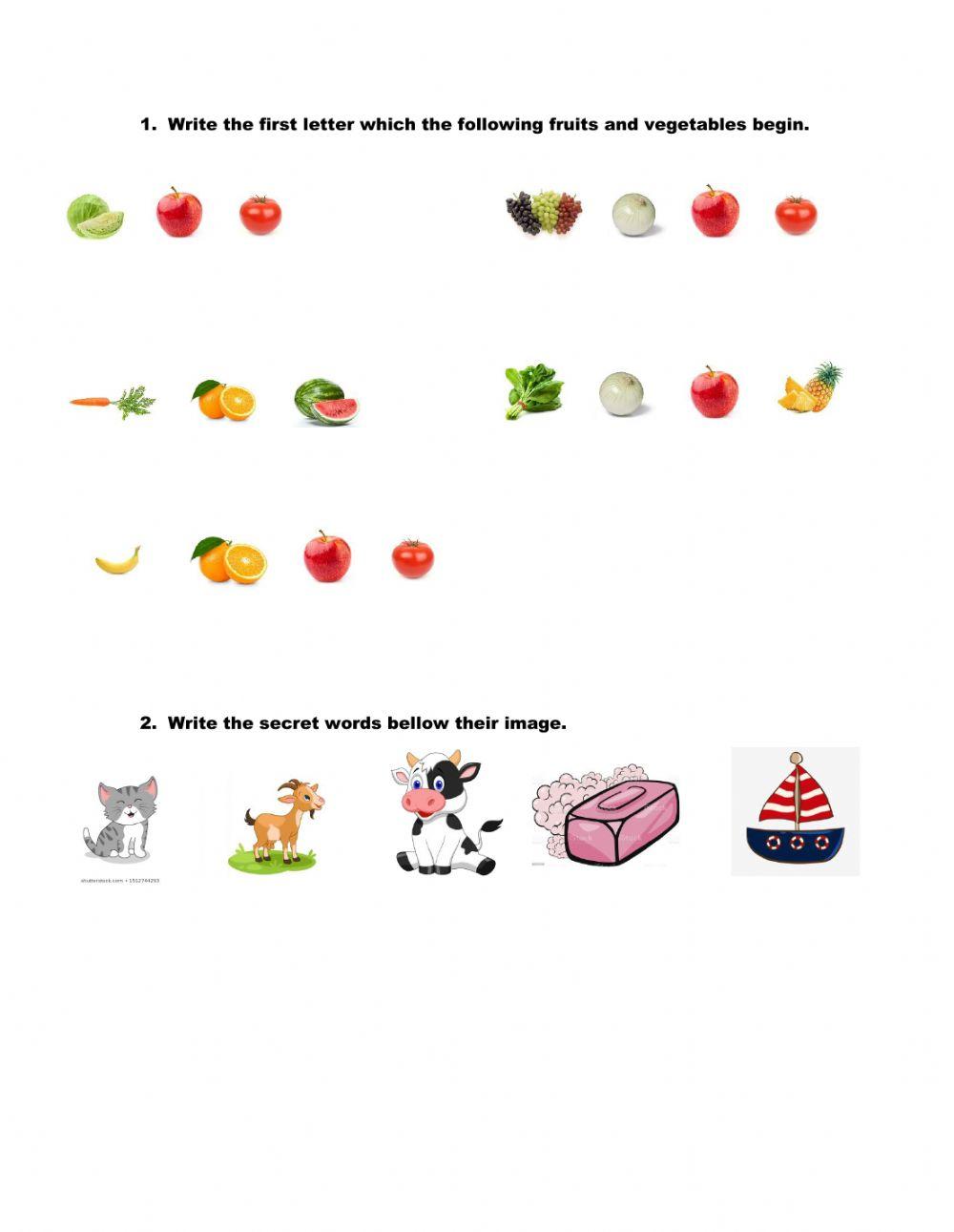 Secret Words 4510425 | Karla Morales | Live Worksheets