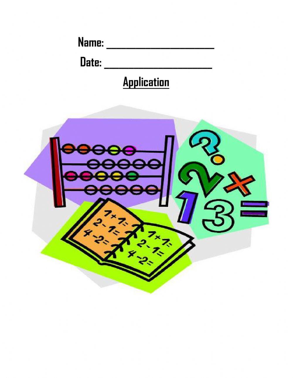 Application (Grade 2) online exercise for | Live Worksheets