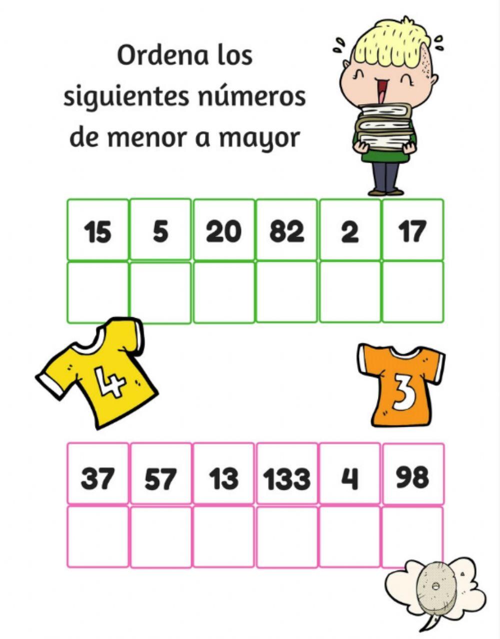Ordenar interactive activity | Live Worksheets Ordenar interactive activity | Live Worksheets