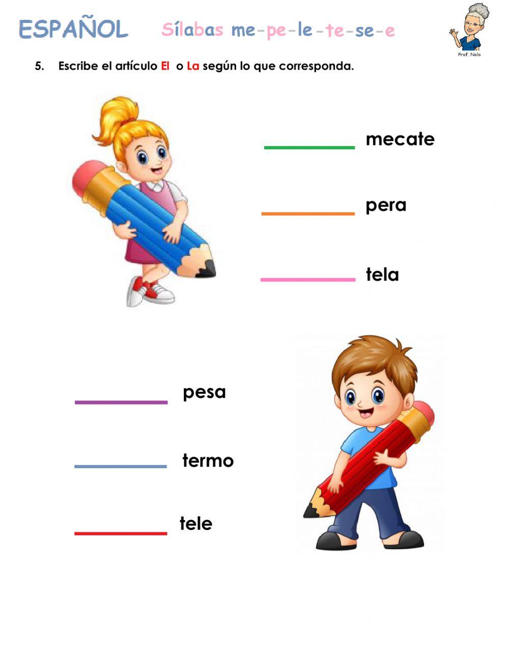 Repaso de las sílabas me-pe-le-te-se-e 565870