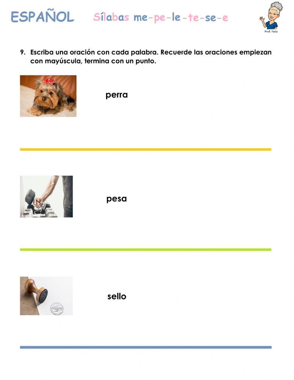 Repaso de las sílabas me-pe-le-te-se-e 565870