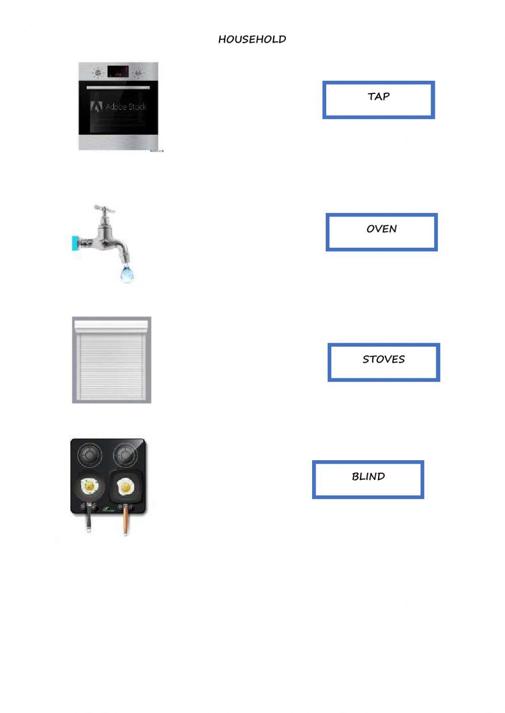 566868 | House objects | ANAMRK | LiveWorksheets