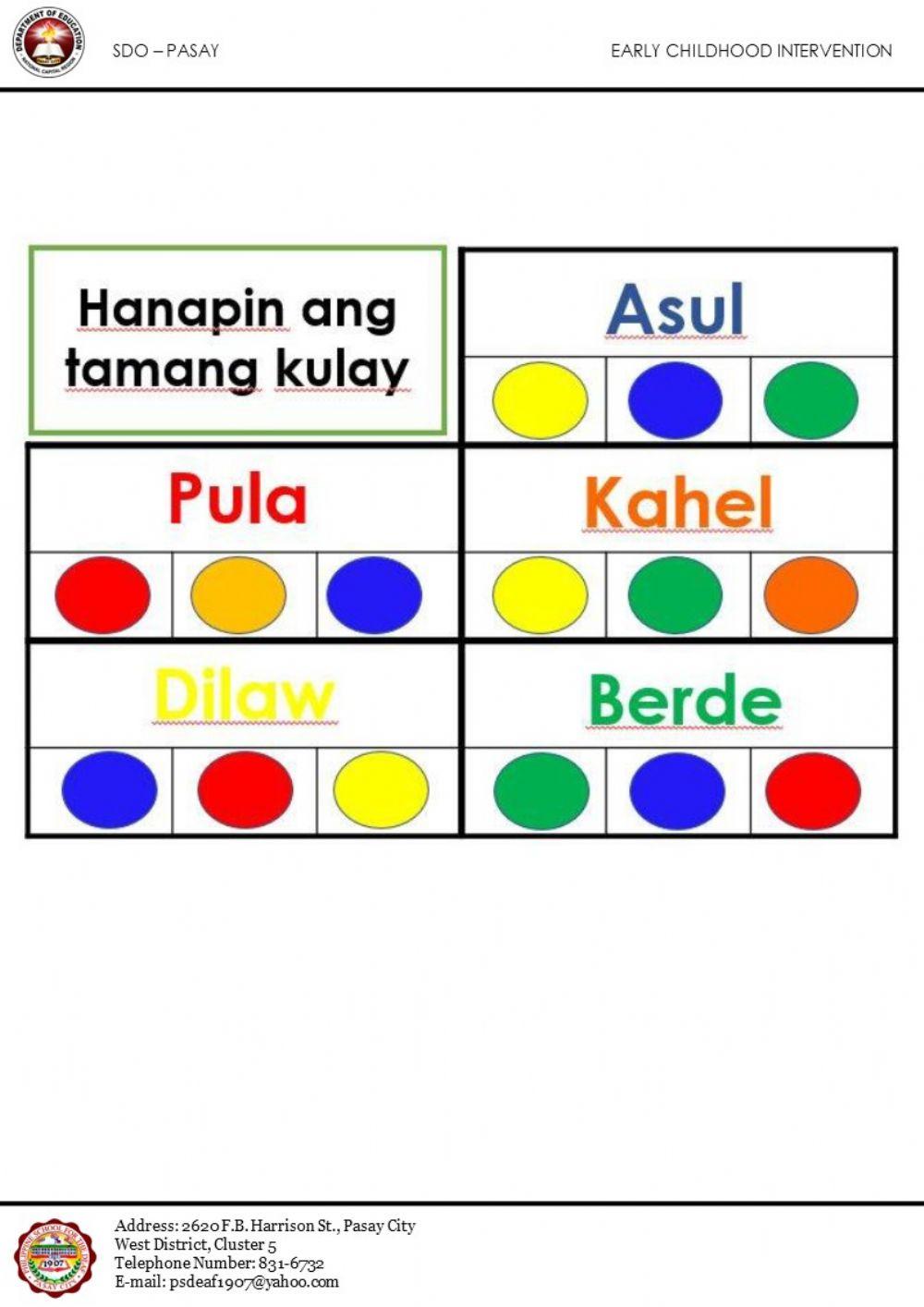 Mga Kulay Interactive Worksheet Live Worksheets - vrogue.co Mga Kulay Interactive Worksheet Live Worksheets - vrogue.co