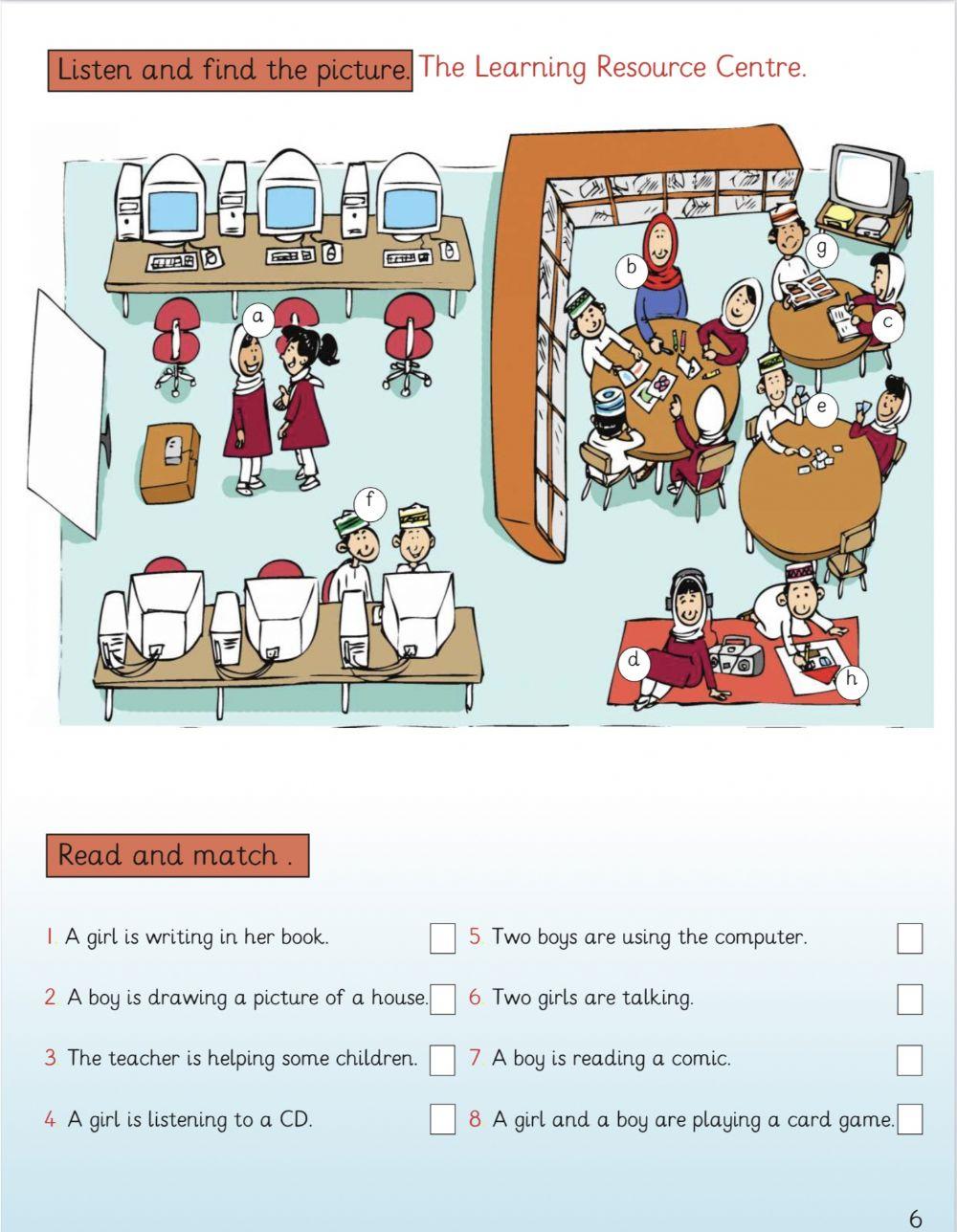 Reading p6 CB worksheet | Live Worksheets