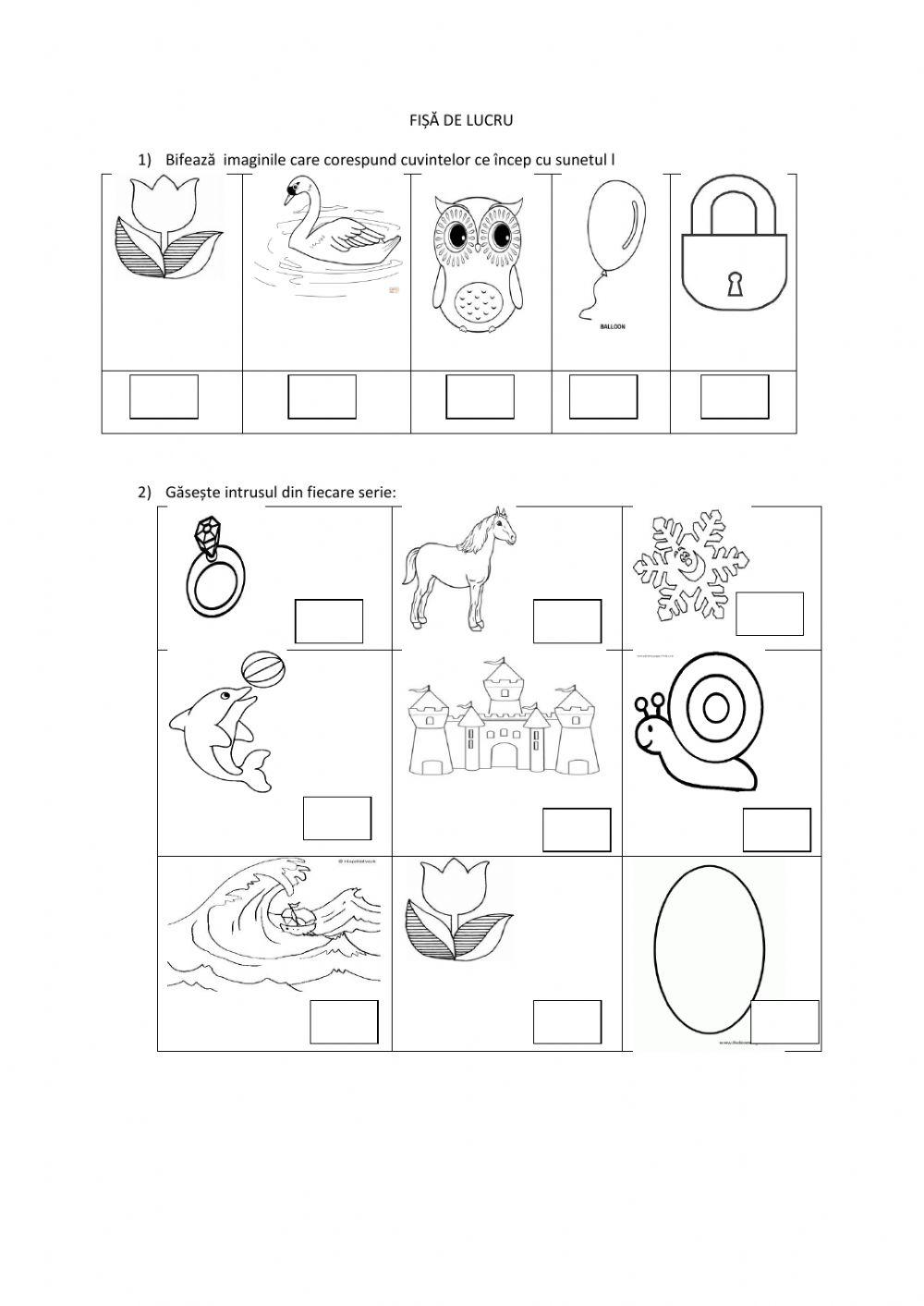 Sunetul l 567953 | mihaelamdb | LiveWorksheets