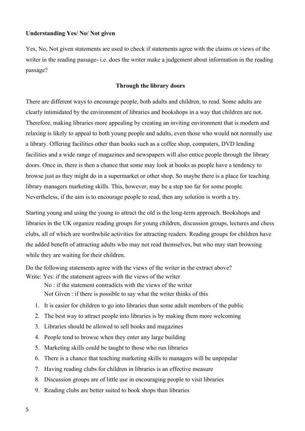 6299669 | True False Not given | TeacherBoBo