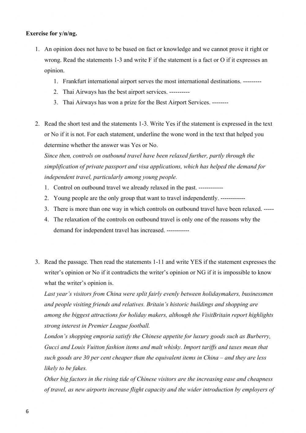 6299669 | True False Not given | TeacherBoBo