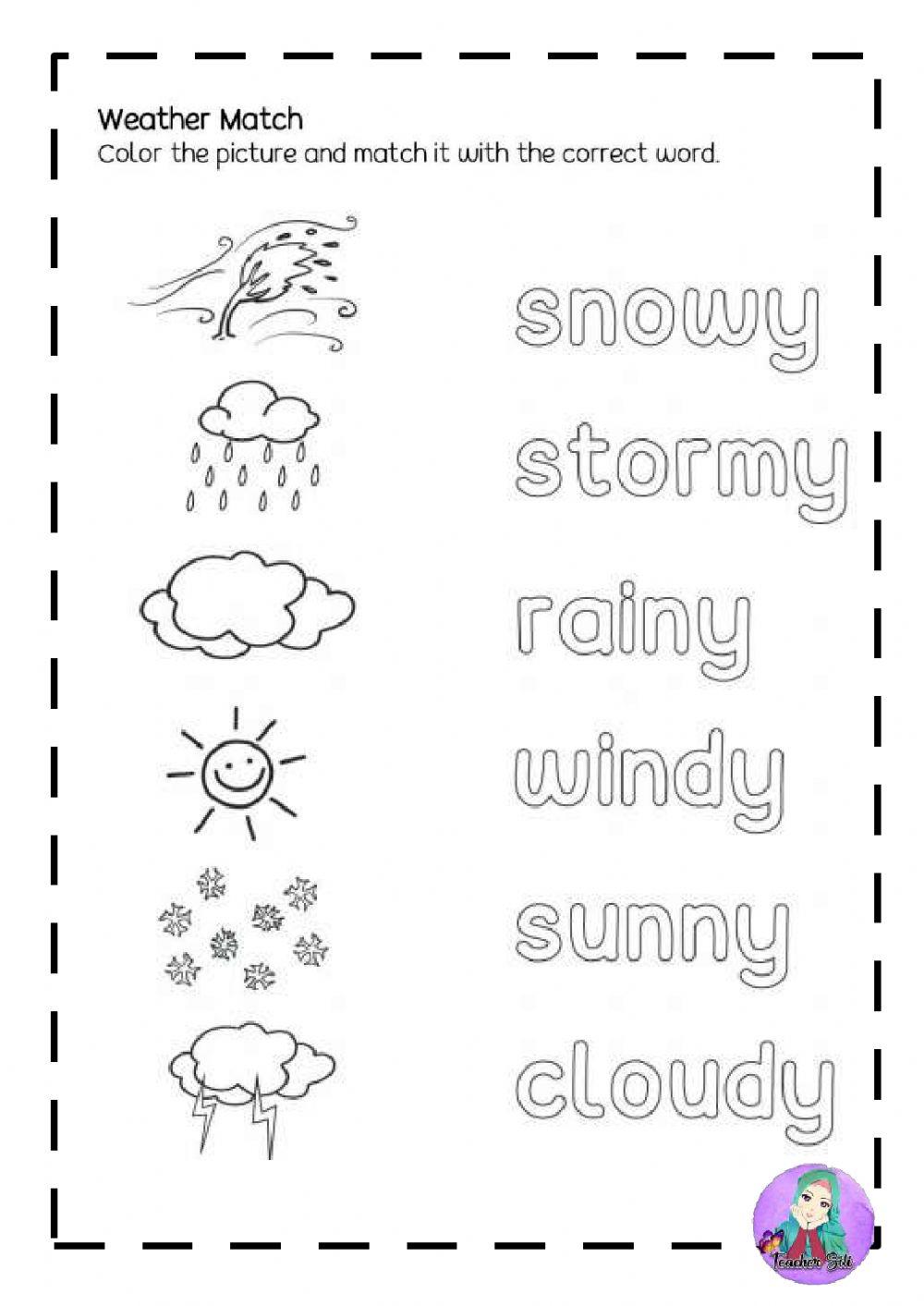 English Language: WEATHER online exercise for | Live Worksheets
