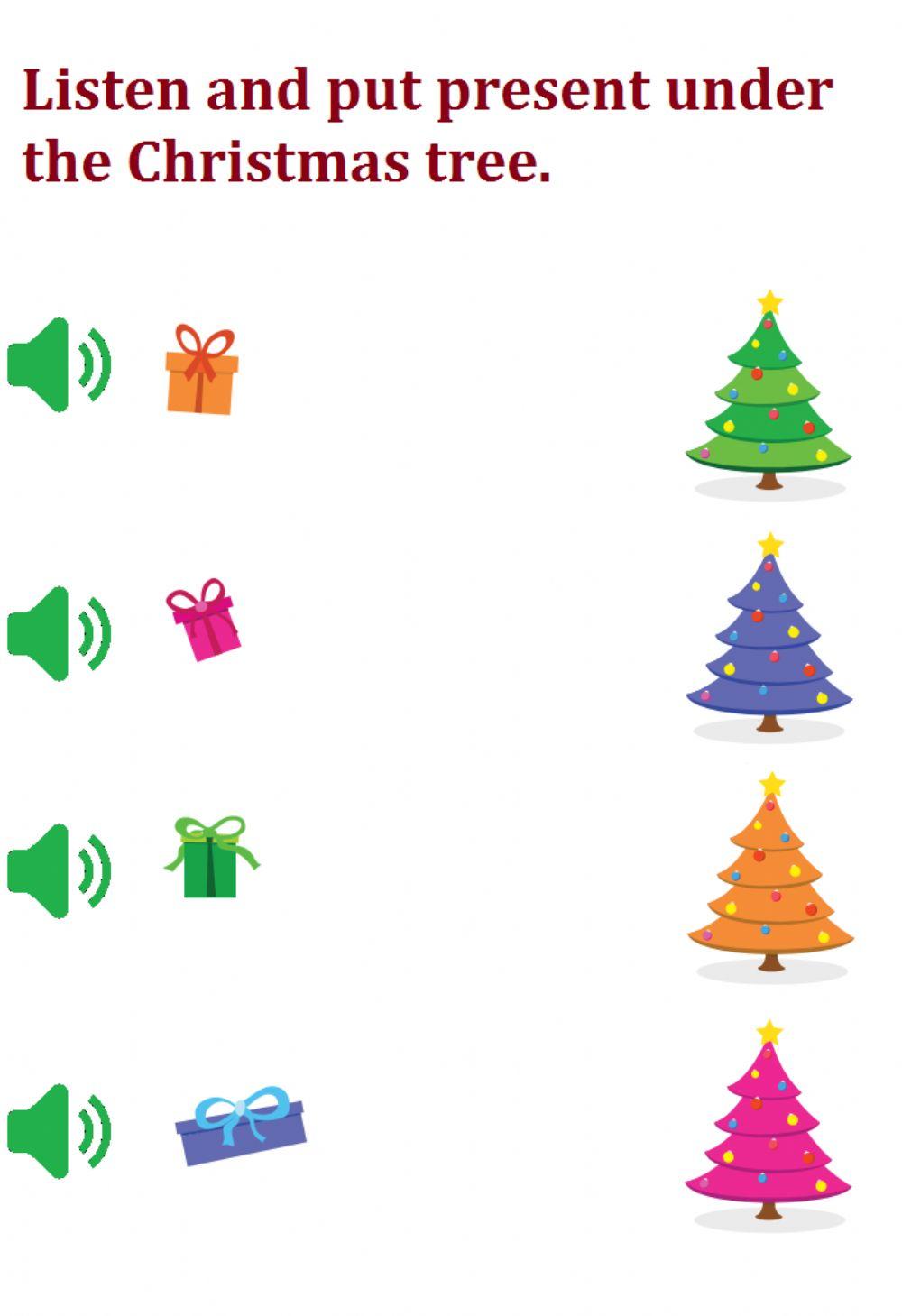 Presents online exercise | Live Worksheets