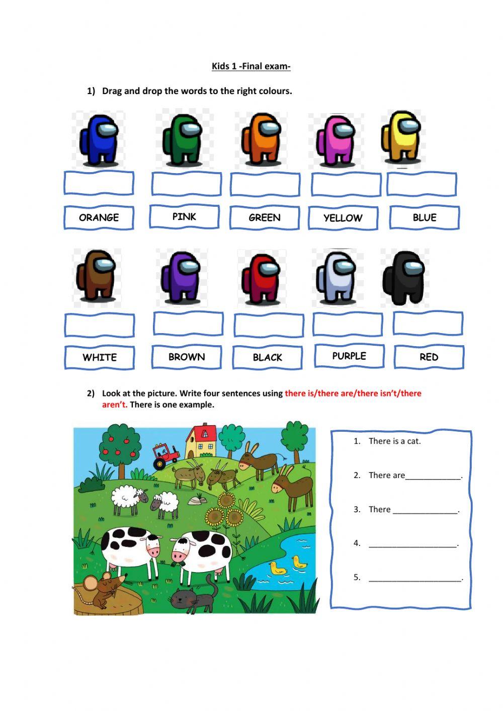 Kids 1 exercise for KIDS | Live Worksheets