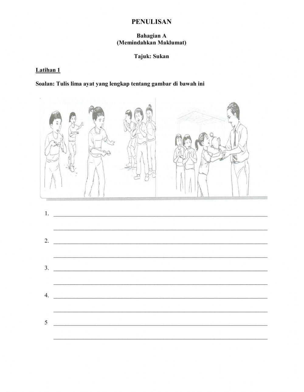 Sukan online activity | Live Worksheets