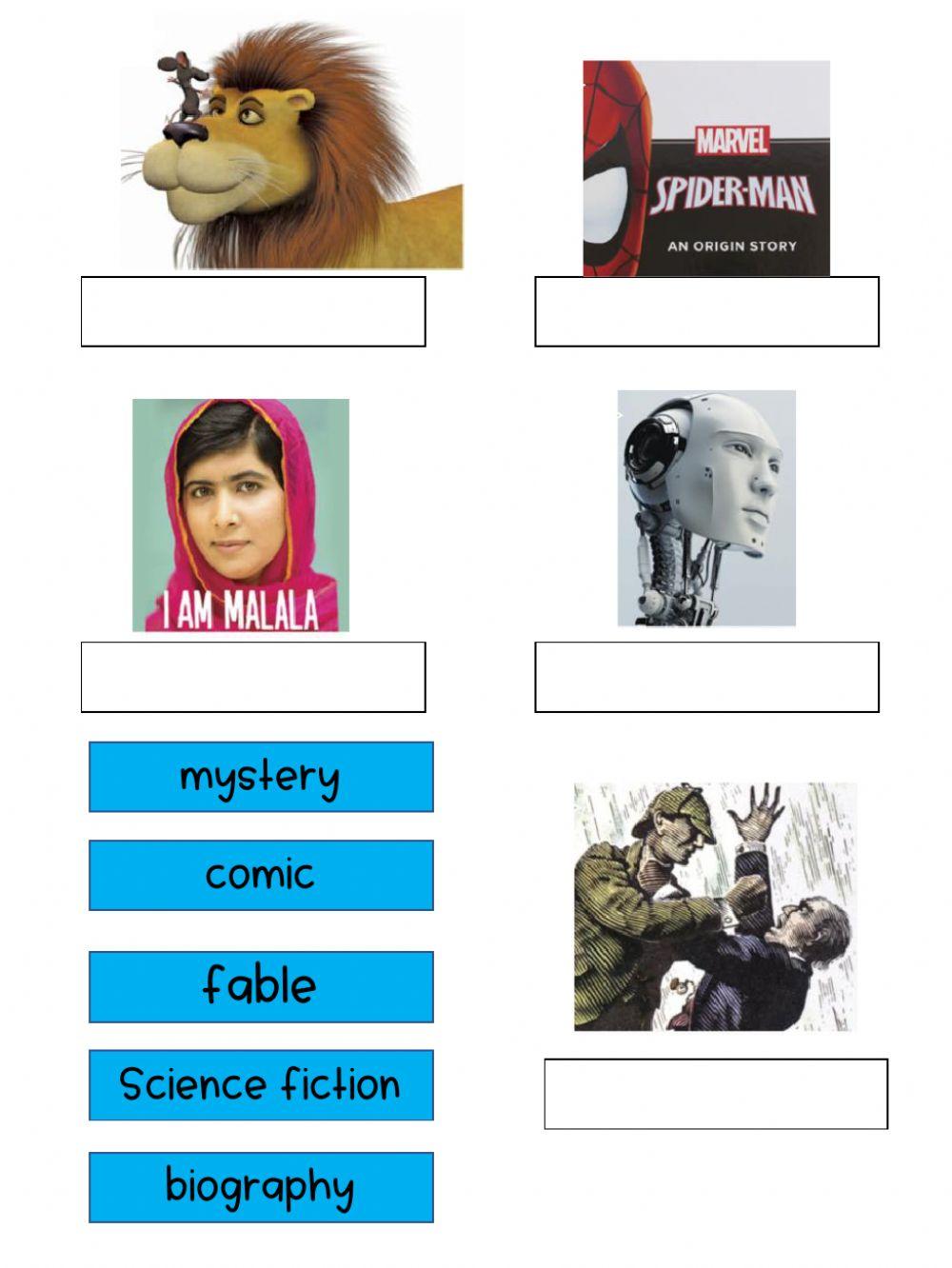 Literary Genres exercise | Live Worksheets