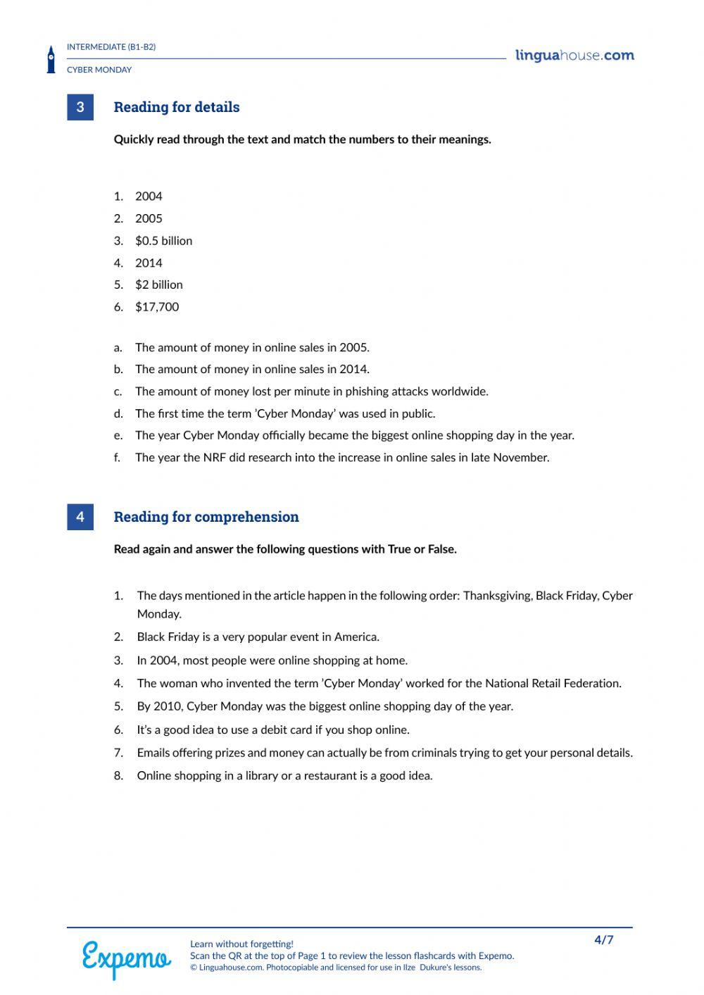 Reading+conditionals online exercise for | Live Worksheets