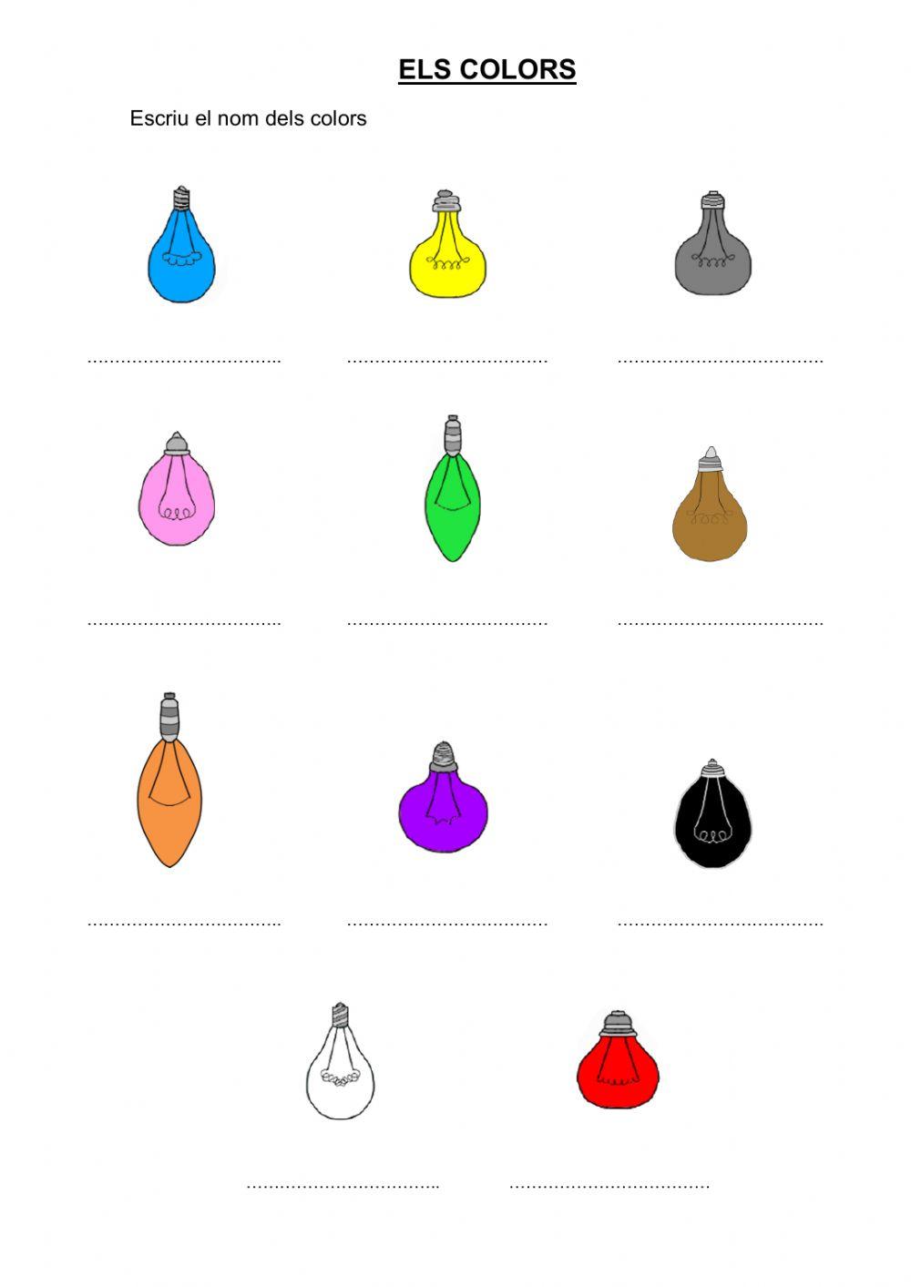 Els colors 570680 | jlb80 | LiveWorksheets