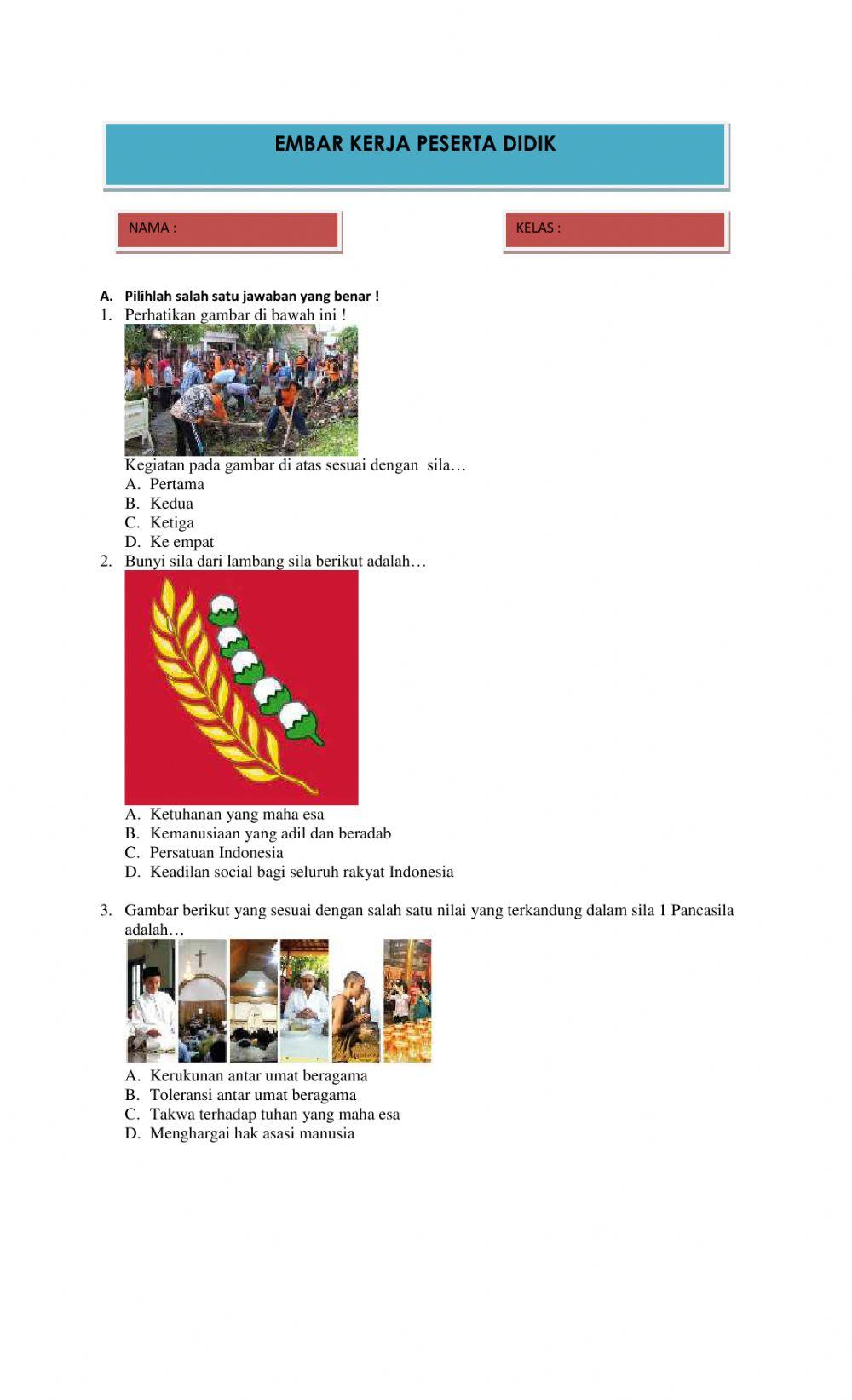 contoh LKPD activity | Live Worksheets