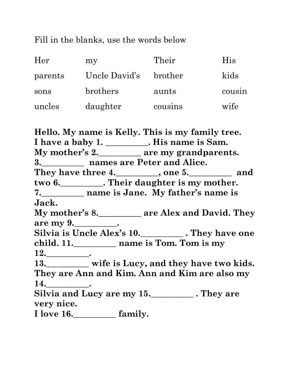 6306771 | Fill in Blank family tree | MsBai