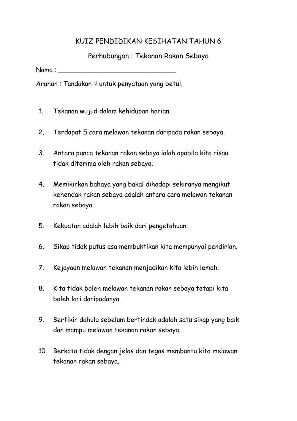 575822 | Menangani Tekanan Rakan Sebaya | kmezad