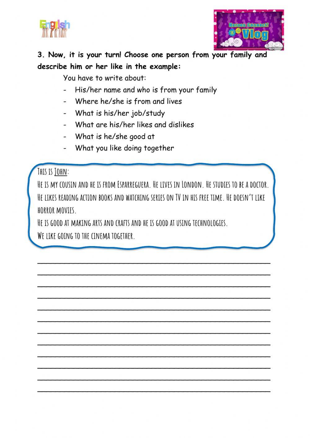 5th unit 2 vlog | Free Interactive Worksheets | 575974