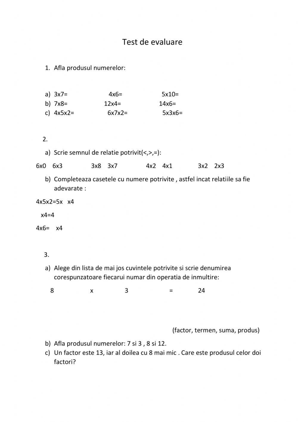 Inmultirea 0813 | Badarau Laura Irina | Live