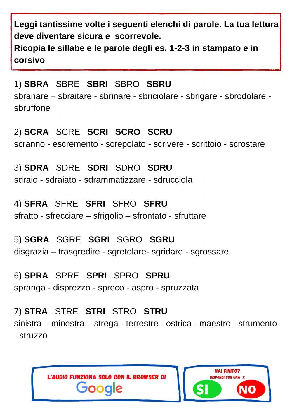 Suoni difficili activity for PRIMARY SCHOOL | Live Worksheets