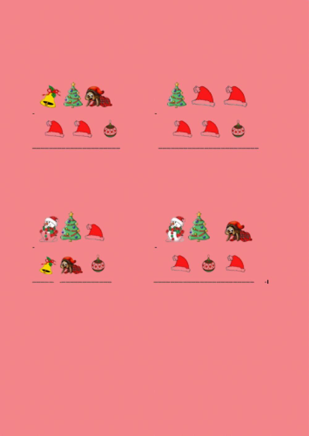 Sumes i restes nadalenques worksheet | Live Worksheets