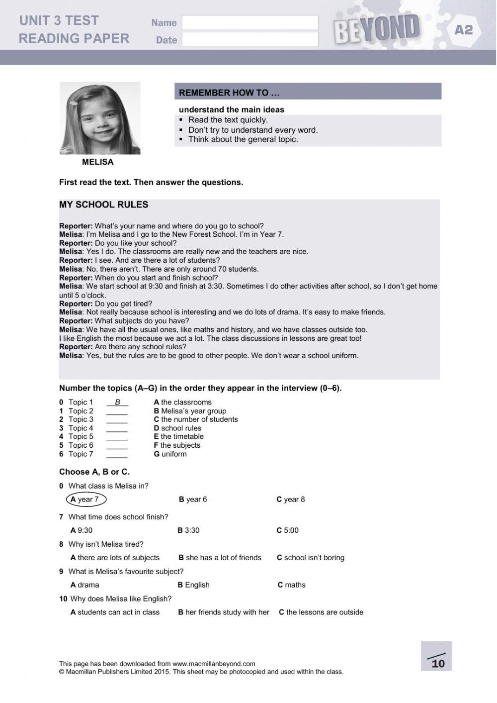 6310910 | Test Unit 3. (Beyond A2) | jurgitadarg