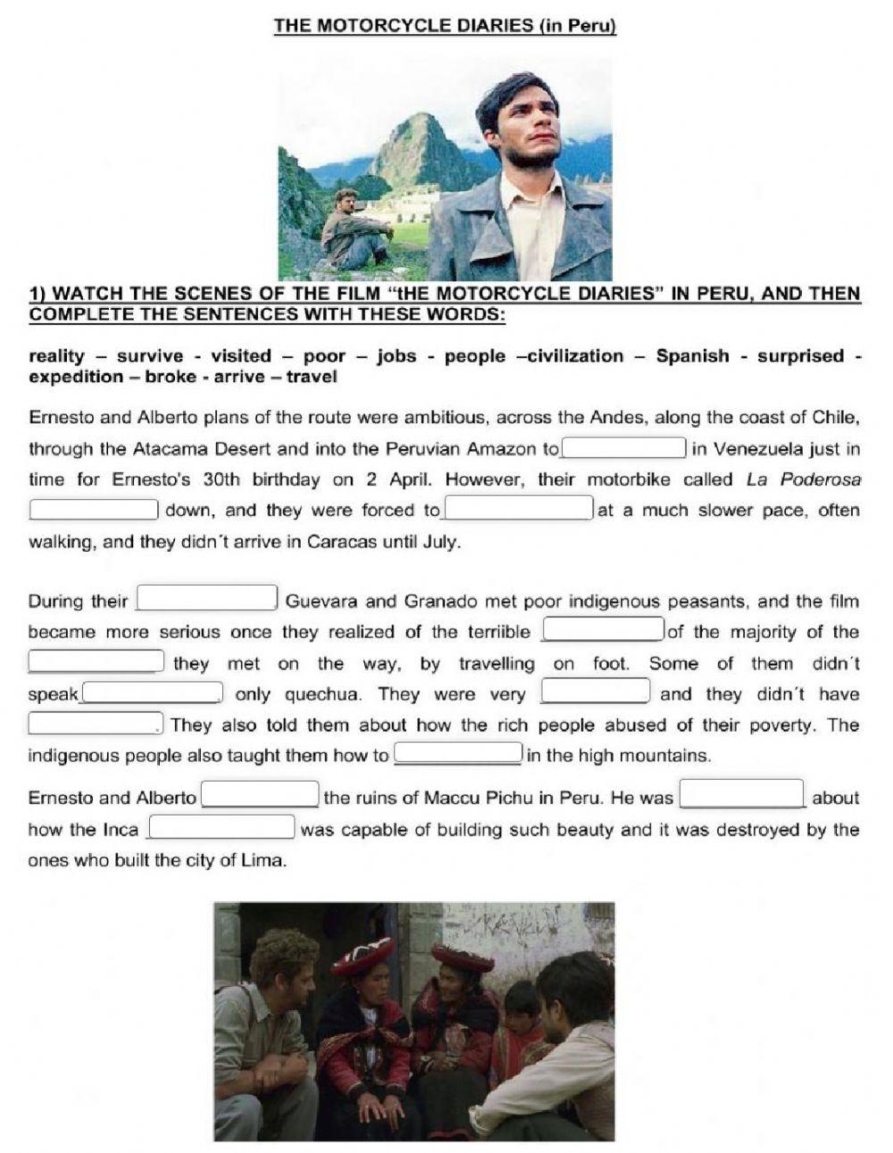 Motorcycle | Free Interactive Worksheets | 579588