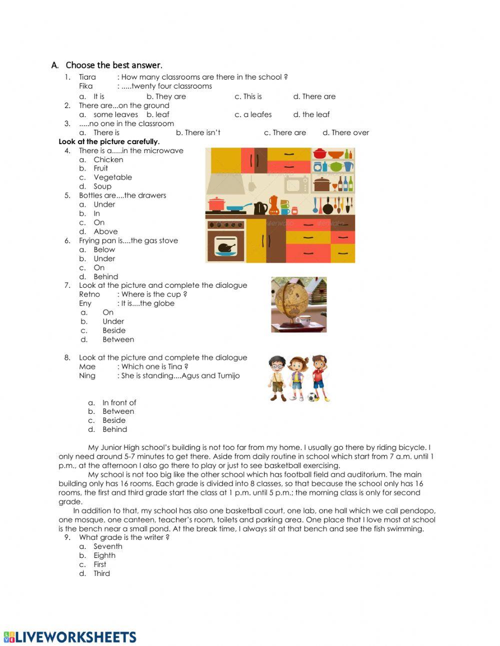 EVALUATION 2 worksheet | Live Worksheets