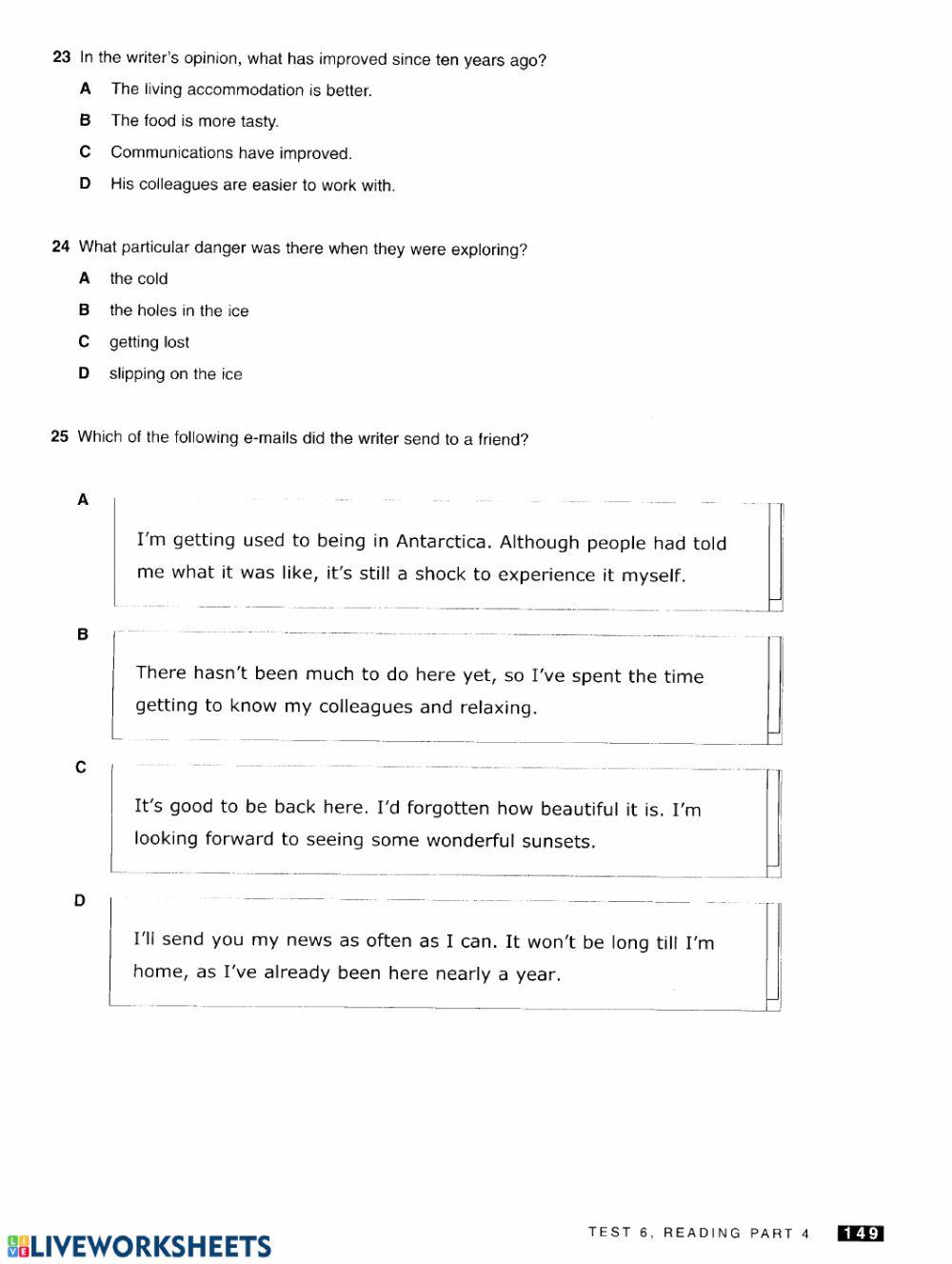 Test 12- PET Reading part 3 and 5 1908 | MissRawan