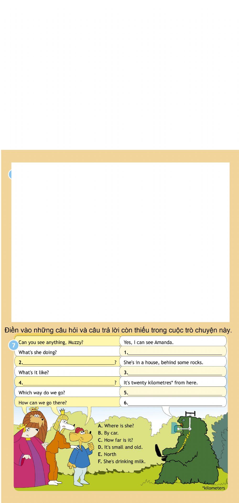 muzzy page 74 worksheet | Live Worksheets