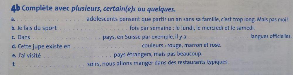 adjectifs indéfinis online exercise for | Live Worksheets