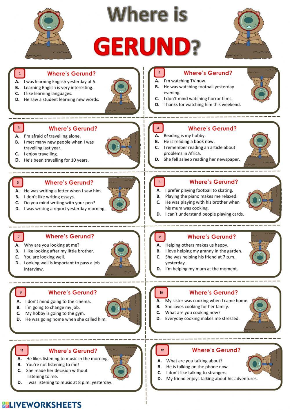 62590 | Gerund | Nika | LiveWorksheets