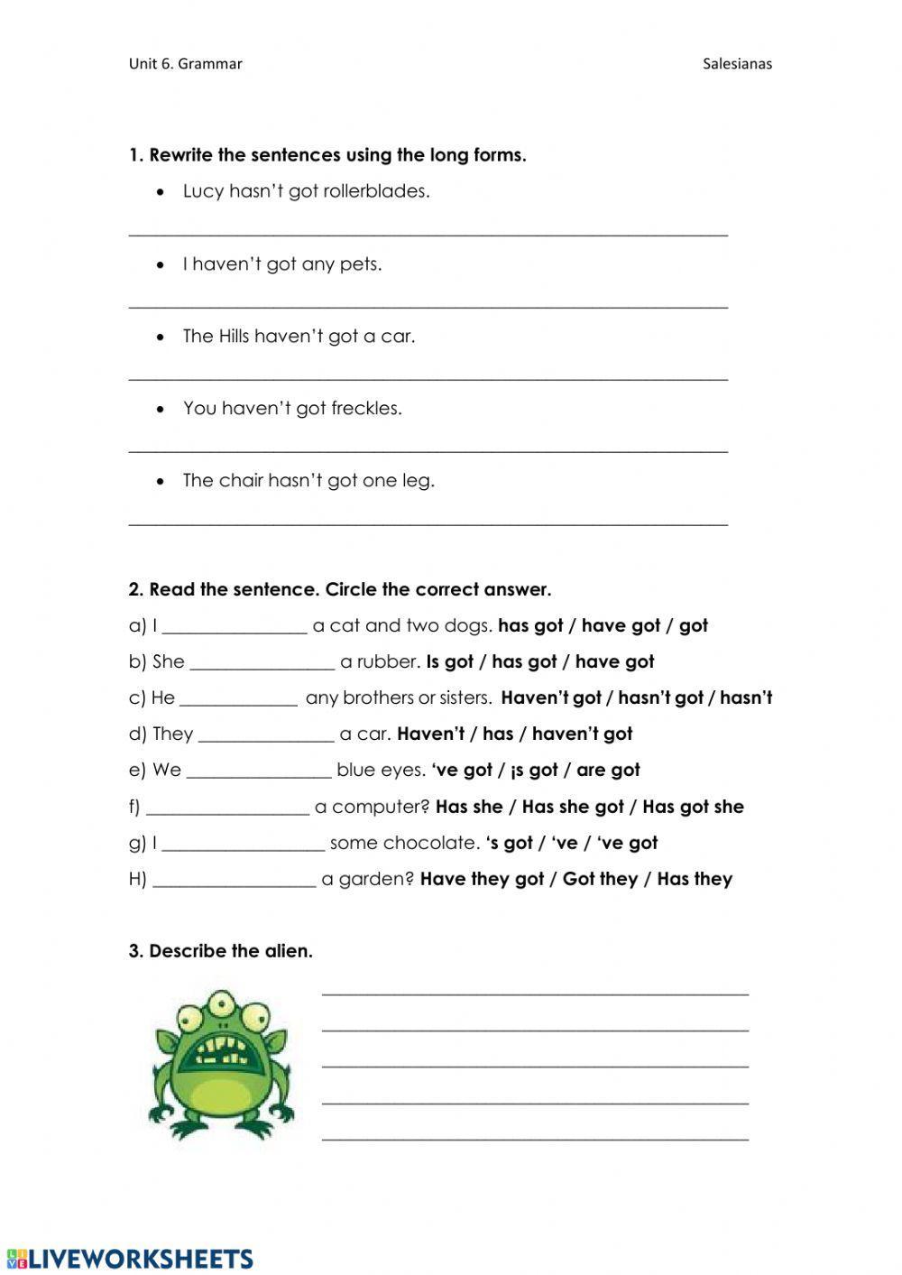 has question sentence