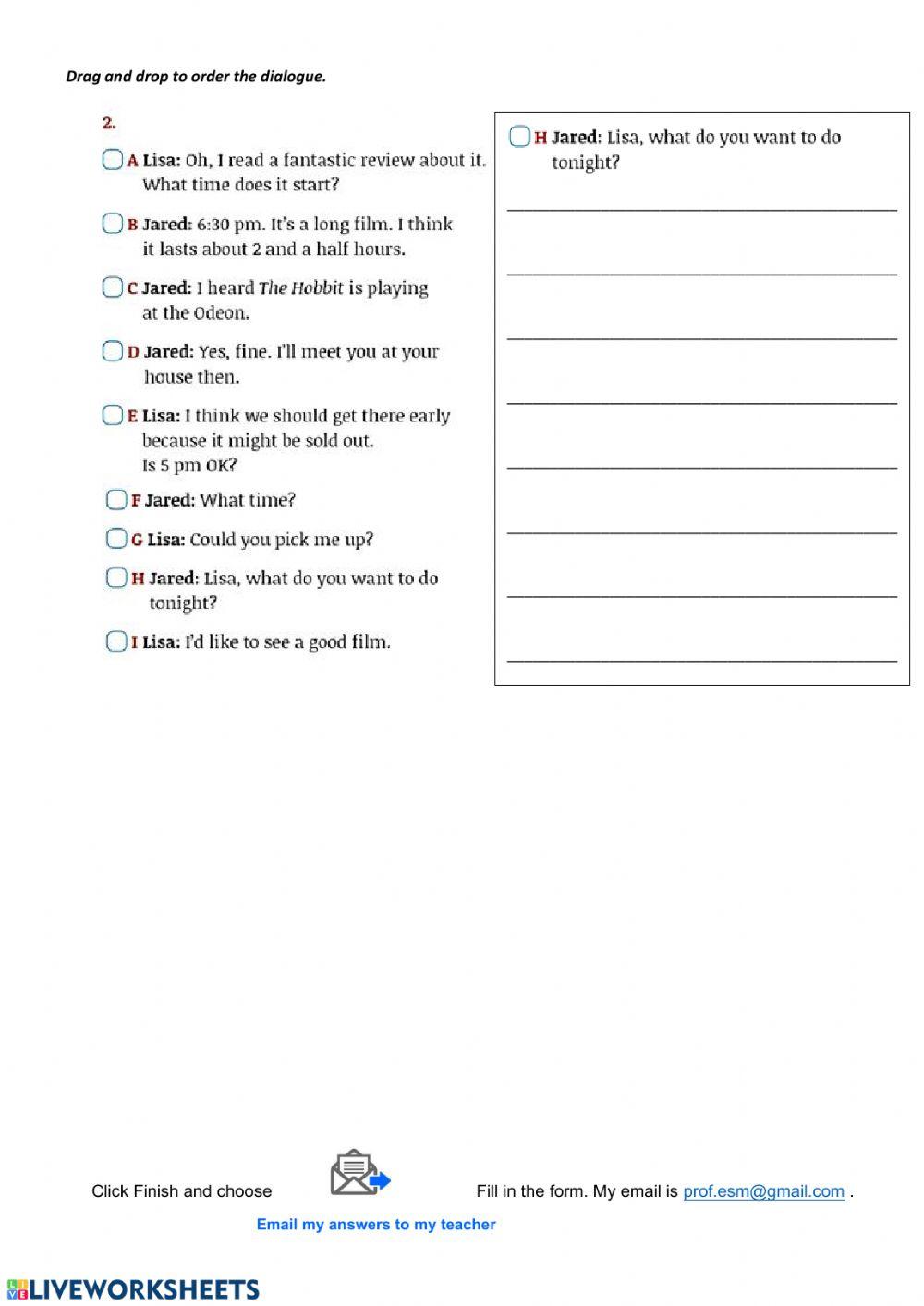 Dialogues pp 39… | Free Interactive Worksheets | 5412339