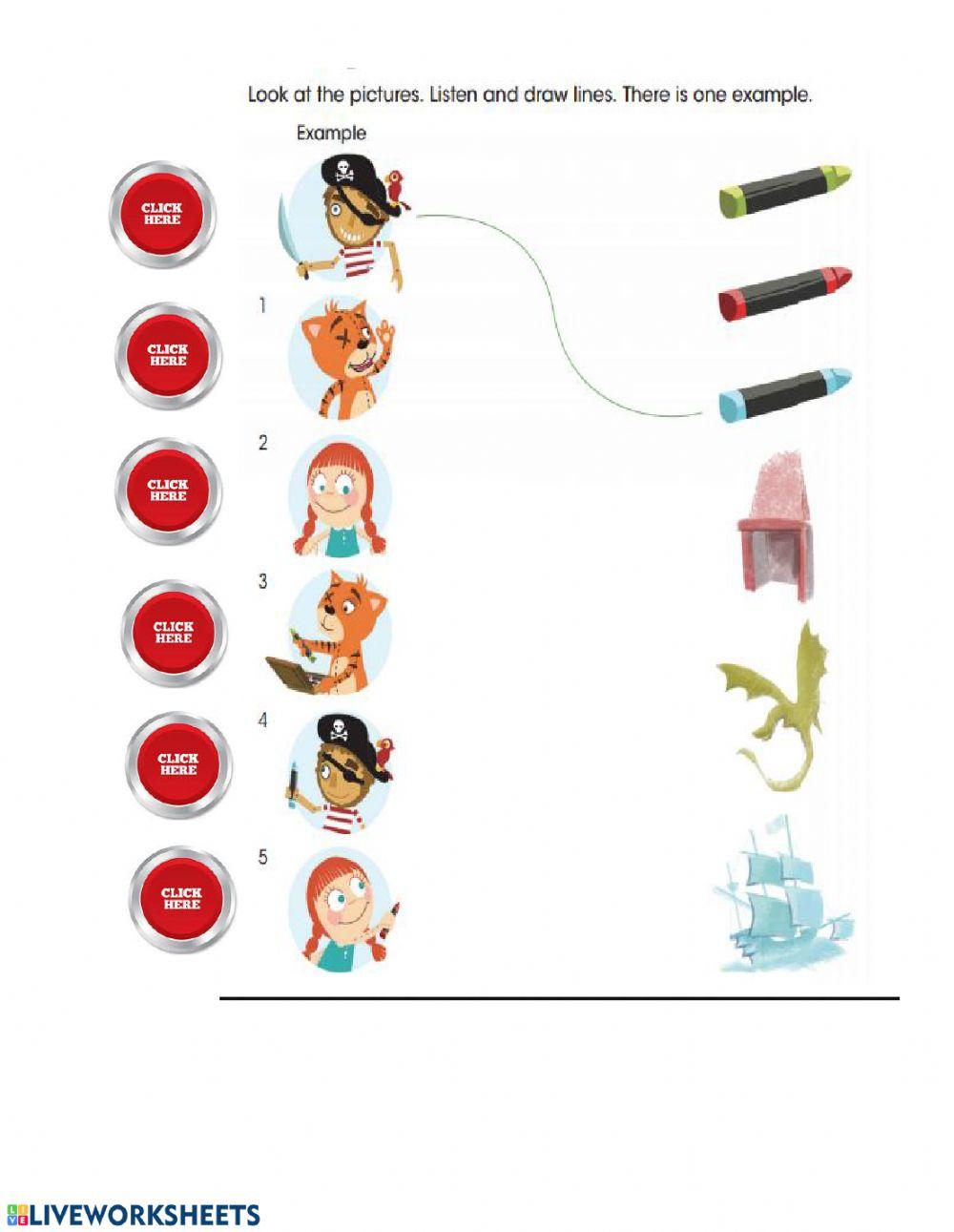 The magic crayons worksheet | Live Worksheets