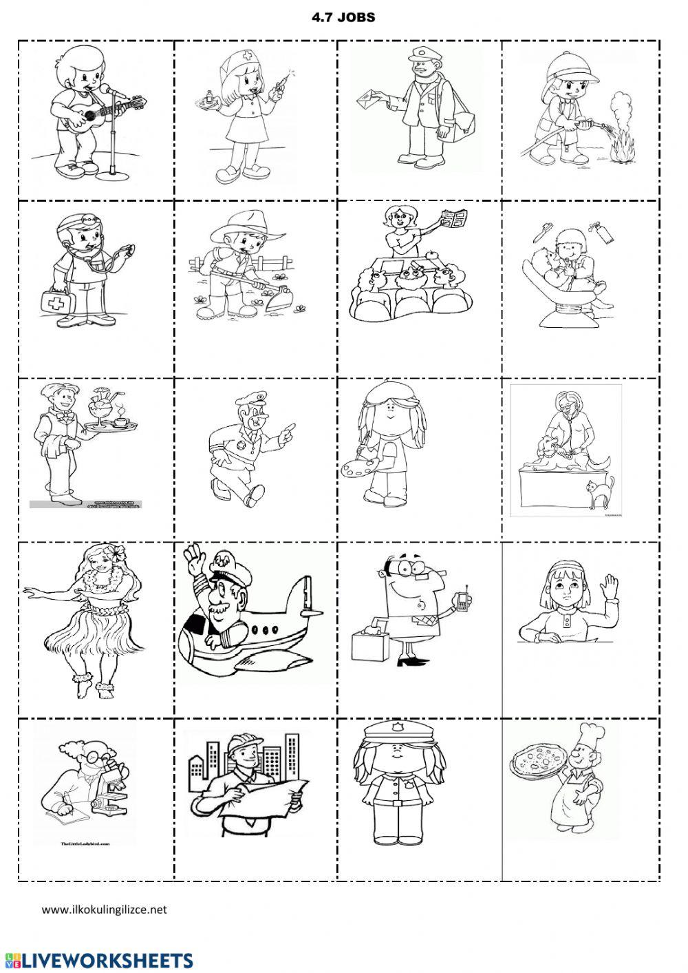 Jobs worksheet | Free Interactive Worksheets | 69391