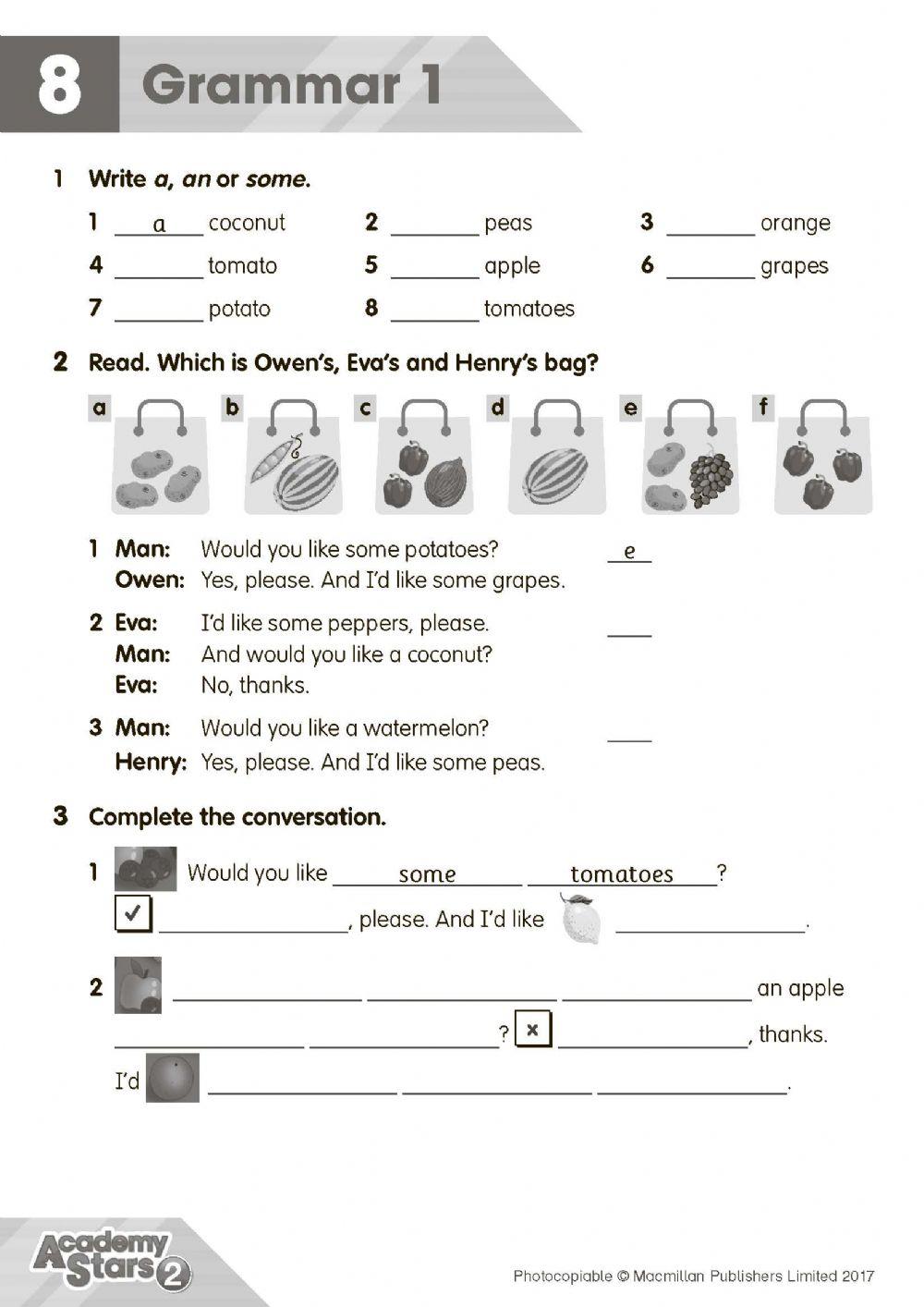 Academy Stars U… | Free Interactive Worksheets | 5421555