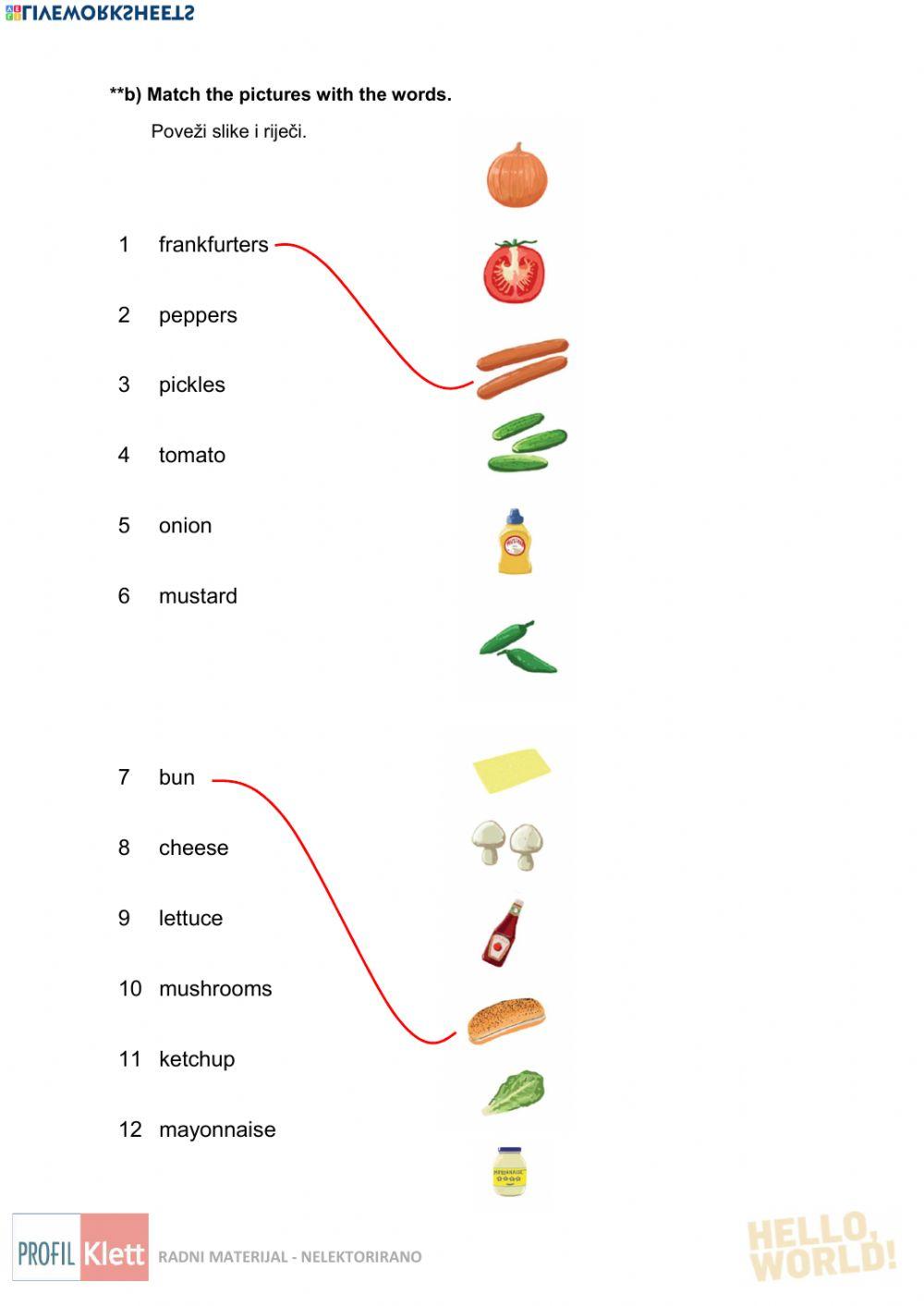HW5-SEN-Unit3-Lesson 3C-A hot dog, please worksheet | Live Worksheets